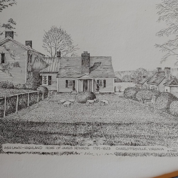 Vintage | Wall Decor | Sold Clark M Goff Blackwhite Set Of Prints ...